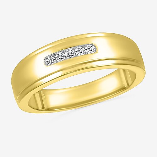 Click here for Mens 4.5MM 1/10 CT. T.W. Natural White Diamond 14K... prices