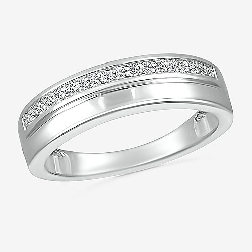 Click here for Mens 2.5MM 1/6 CT. T.W. Natural White Diamond 10K... prices