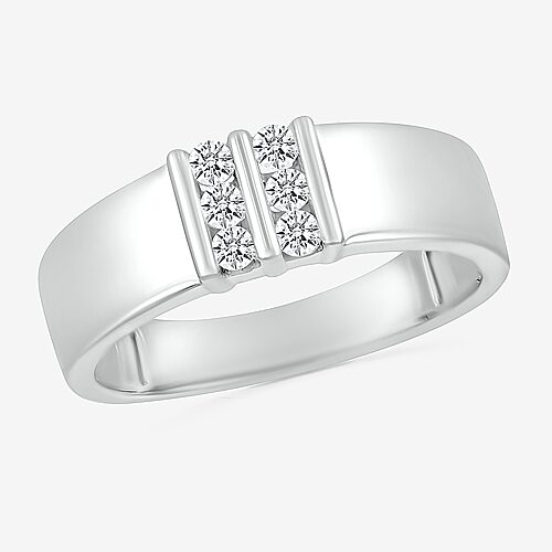 Click here for Mens 3.5MM 1/5 CT. Natural White Diamond 10K Gold... prices