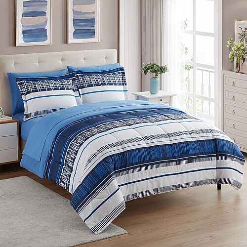 Click here for Sweet Home Collection Mediterranean 7pc. Bed in a... prices
