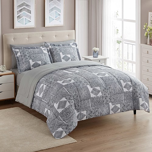 Click here for Sweet Home Collection Tulsa 7pc. Bed in a Bag Comf... prices