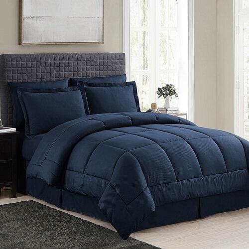 Click here for Sweet Home Collection 8pc. Greek Key All Season Be... prices