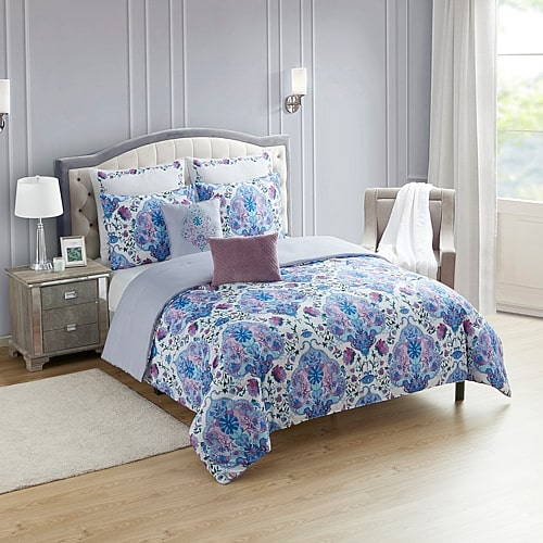 Click here for Sweet Home Collection Juliette 7pc. Floral Bed in... prices