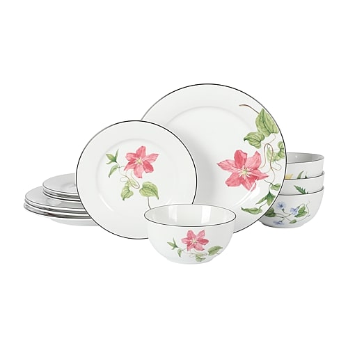 Click here for Martha Stewart Botanical Garden 12-pc. Ceramic Din... prices