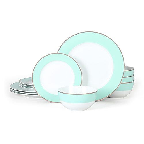 Click here for Martha Stewart Gold Rimmed 12 Piece Fine Ceramic D... prices