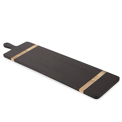 Click here for Linden Street Natural/Black 8x30 Wood Inlay Cheese... prices