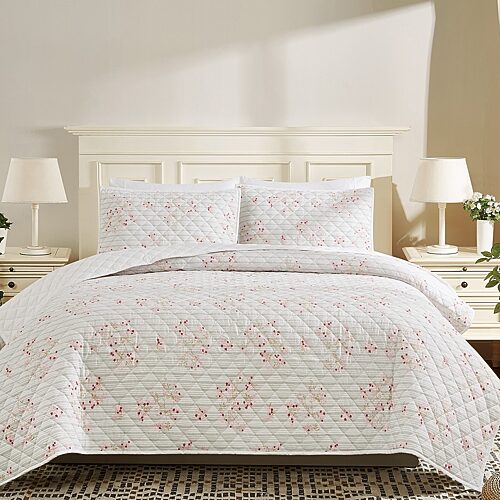 Click here for Cottage Classics Emma Floral 3pc. Quilt Set prices