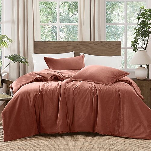 Click here for Brooklyn Loom Matte Cotton Velvet 3pc. Duvet Set prices