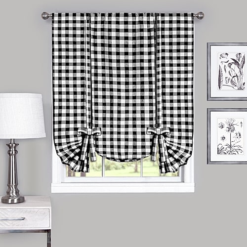 Click here for Achim Buffalo Check Window Tie Up Shade  42 x 63 -... prices