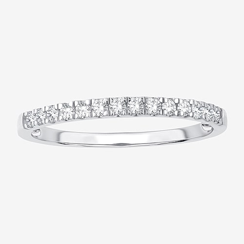 Click here for 1/5 CT.T.W. Natural Diamond 10K Gold Wedding Band... prices