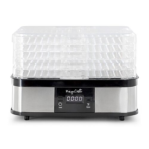 Click here for Megachef 5-Tray Food Dehydrator  One Size  Silver prices