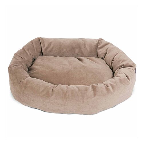 Click here for Majestic Pet Suede Bagel Pet Bed  One Size  Gray prices