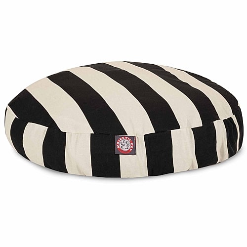 Click here for Majestic Pet Vertical Stripe Round Pet Bed  One Si... prices