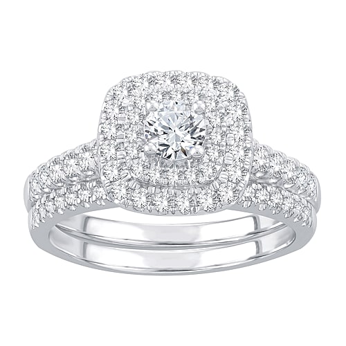 Click here for Womens 1 CT. T.W. Natural White Diamond 10K Gold C... prices