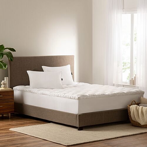 Click here for Serta Down Illusion Pillowtop Mattress Pad  One Si... prices