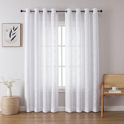 Click here for Regal Home Ashford Grommet Top Sheer Single Curtai... prices