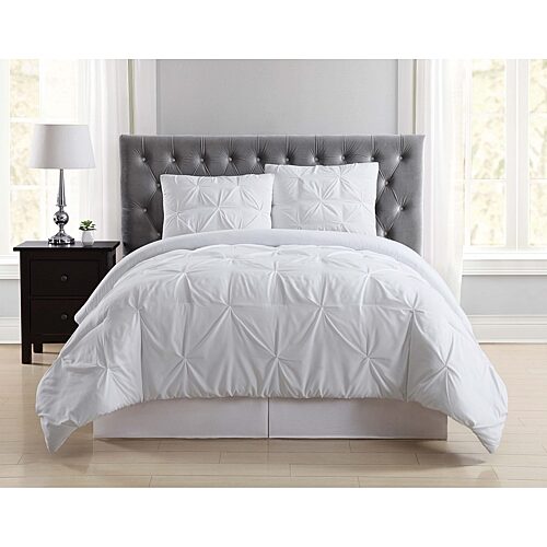 Truly Soft Pleated 3pc. Comforter Set