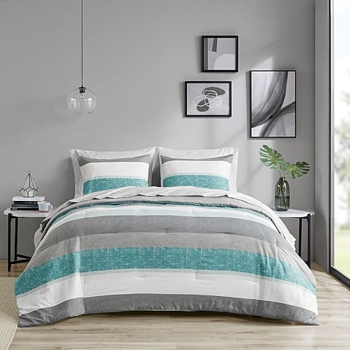 Click here for Madison Park Essentials Jaxon Wide Stripe 7-Pc. Co... prices