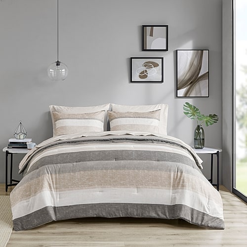 Click here for Madison Park Essentials Jaxon Wide Stripe 7-Pc. Co... prices