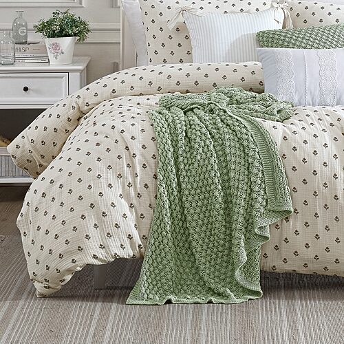 Click here for Peri Home Crochet Knit Throw prices