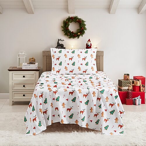 Click here for Sweet Home Collection Printed Christmas Holiday Mi... prices