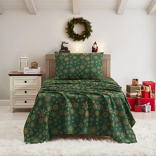 Click here for Sweet Home Collection Printed Christmas Holiday Mi... prices