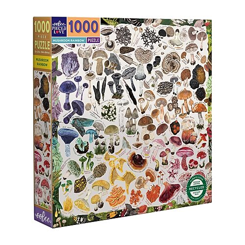 Click here for Eeboo Piece And Love Mushroom Rainbow 1000 Piece S... prices
