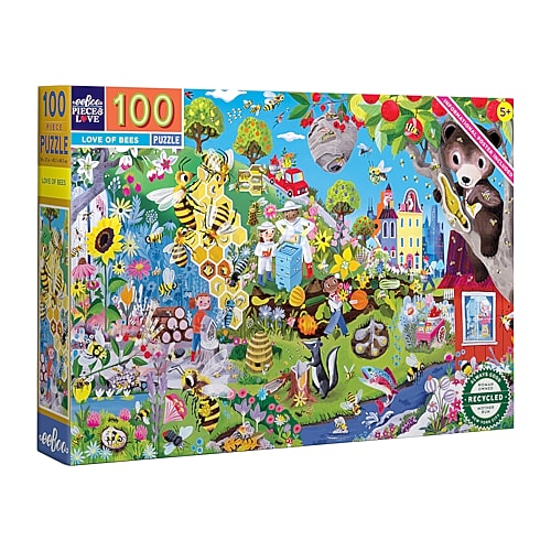 Click here for Eeboo Love Of Bees 100 Piece Jigsaw 100-pc. Puzzle... prices