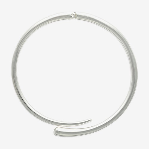 Click here for Bold Elements Silver Tone Womens 10 Inch Collar Ne... prices