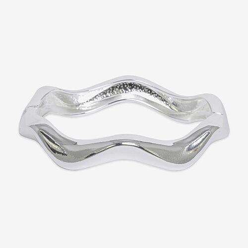 Click here for Bold Elements Silver Tone Womens Bangle Bracelet... prices