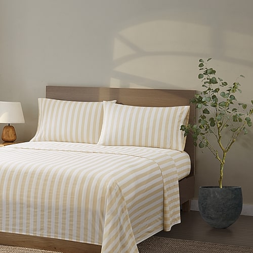 Click here for Brooklyn Loom Levi Stripe 4pc. Sheet Set prices