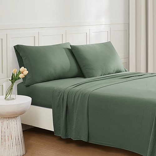 Click here for Truly Soft Garment Wash Solid Sheet Set prices