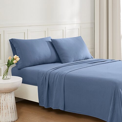 Click here for Truly Soft Garment Wash Solid Sheet Set prices