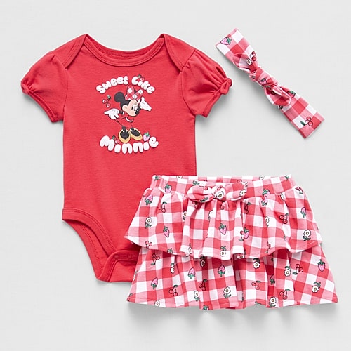 Click here for Baby Girls 3-pc. Minnie Mouse Skirt Set  6-9 Month... prices