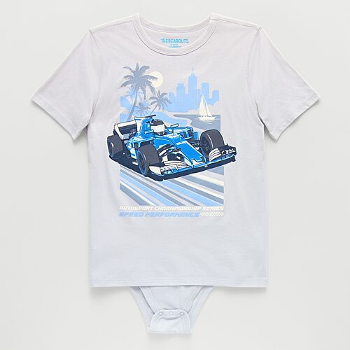 Click here for Thereabouts Little & Big Kid Boys Bodysuit Closure... prices