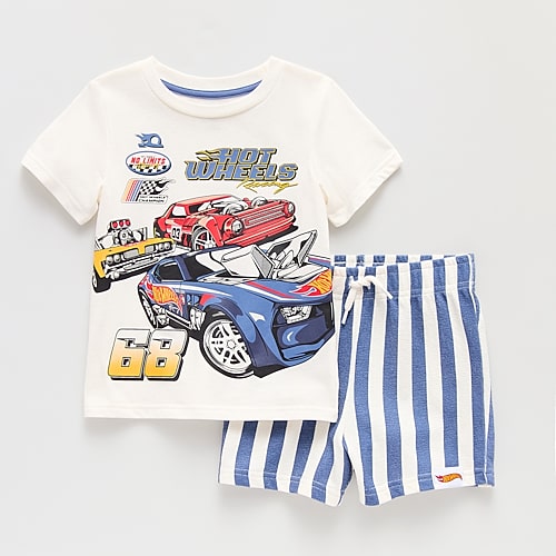 Click here for Toddler Boys Hot Wheels 2-pc. Short Set  3t  White prices