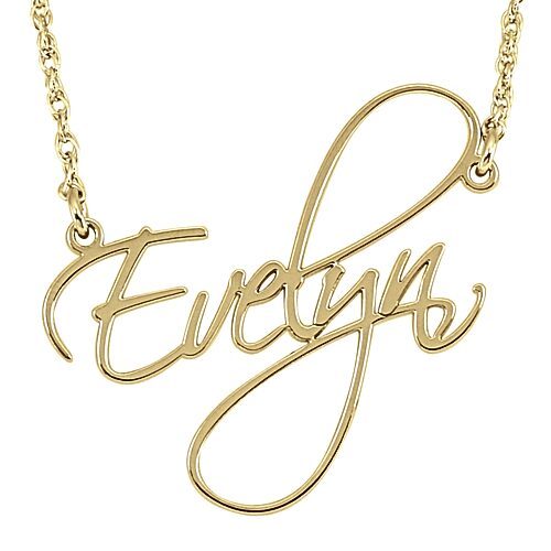 Click here for Personalized 27mm Cursive Name Pendant Necklace  O... prices