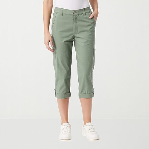 Click here for Gloria Vanderbilt Womens Mid Rise Utility Cargo Ca... prices