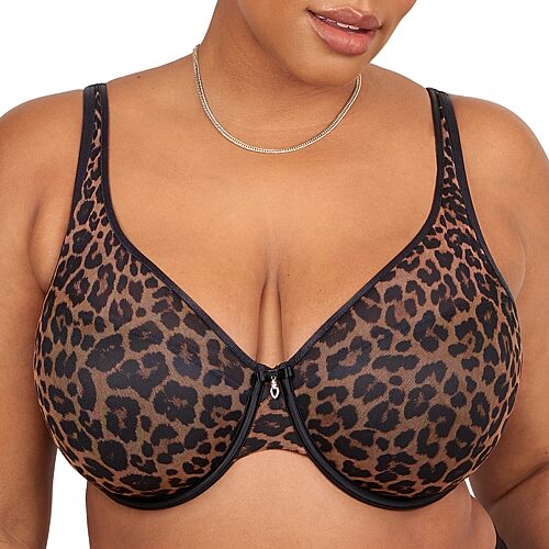 Click here for Curvy Couture Womens Sheer Mesh Plunge T-shirt Bra... prices