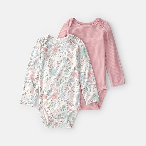 Click here for Carters Baby Girls Butterfly Garden Print Bodysuit... prices