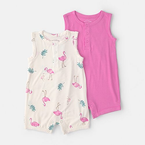 Click here for Carters Baby Girls PurelySoft Flamingo Sleeveless... prices