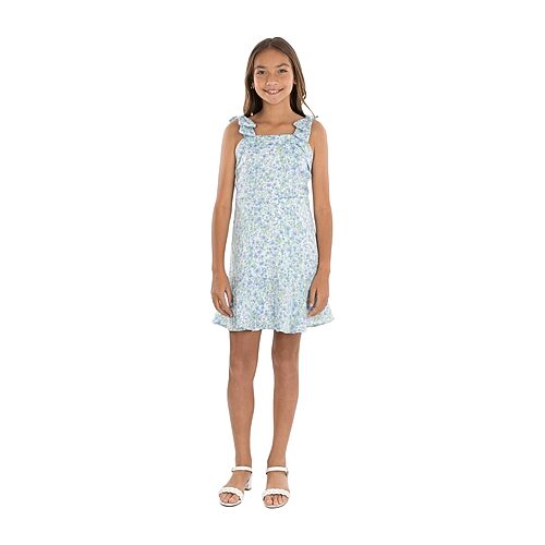 Click here for Speechless Big Girls Bow Shoulder Floral Skater Dr... prices