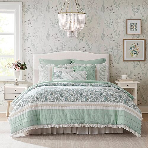 Click here for Madison Park Dawn 9-Pc. Comforter Set  Queen - Aqu... prices