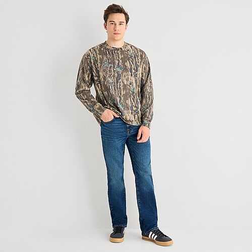 Click here for Arizona Mens Bootcut Jean  32 30  Blue prices