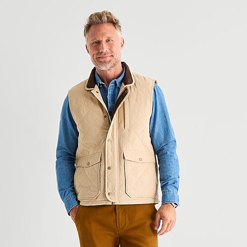 Click here for St. Johns Bay Brushed Quilted Mens Heavyweight Qui... prices