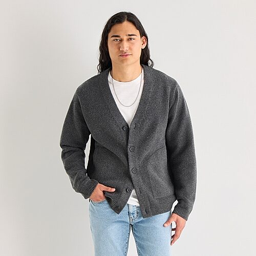 Click here for mutual weave Mens V Neck Long Sleeve Button Cardig... prices