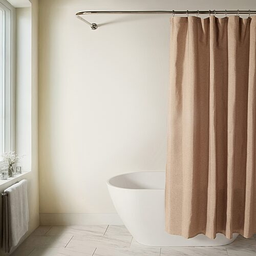 Click here for ienjoy Home Linen-Look Shower Curtains  72 x 72 -... prices