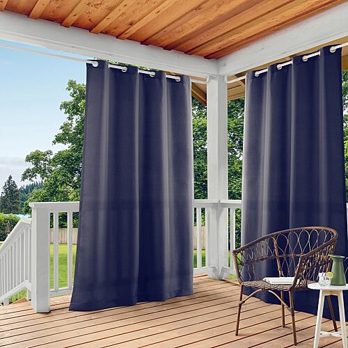 Click here for Town And Country Cabana Solid Grommet Top Light-Fi... prices