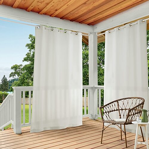 Click here for Town And Country Cabana Solid Grommet Top Light-Fi... prices