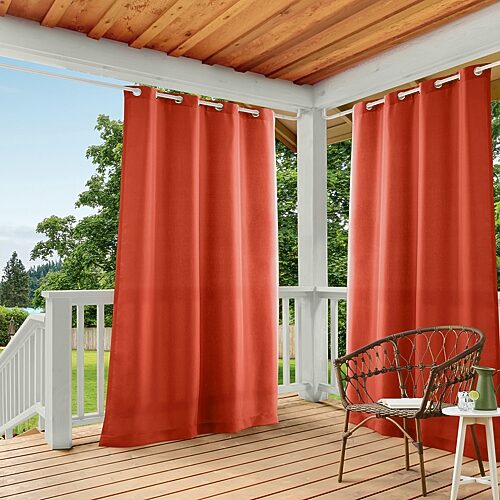 Click here for Town And Country Cabana Solid Grommet Top Light-Fi... prices